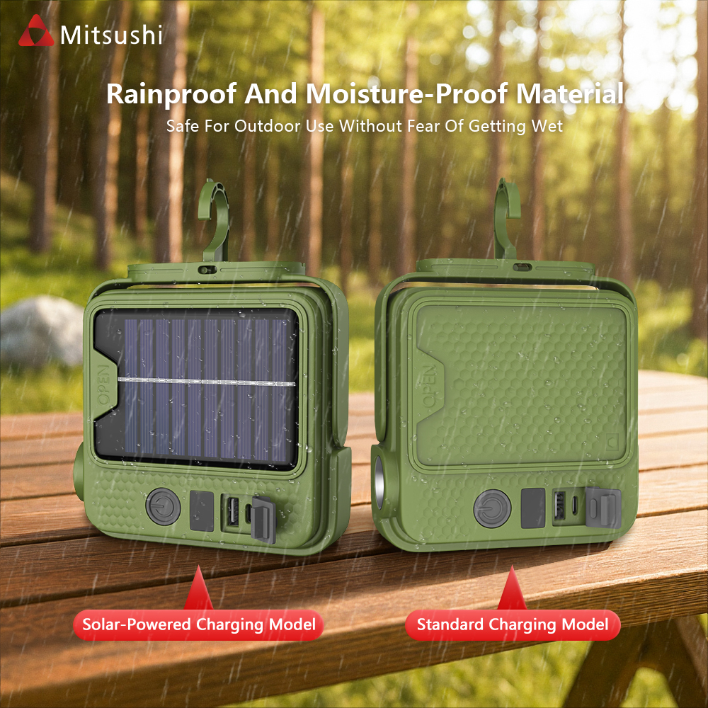 Mitsushi Solar Powered Outdoor Waterproof Emergency Light Portable ...