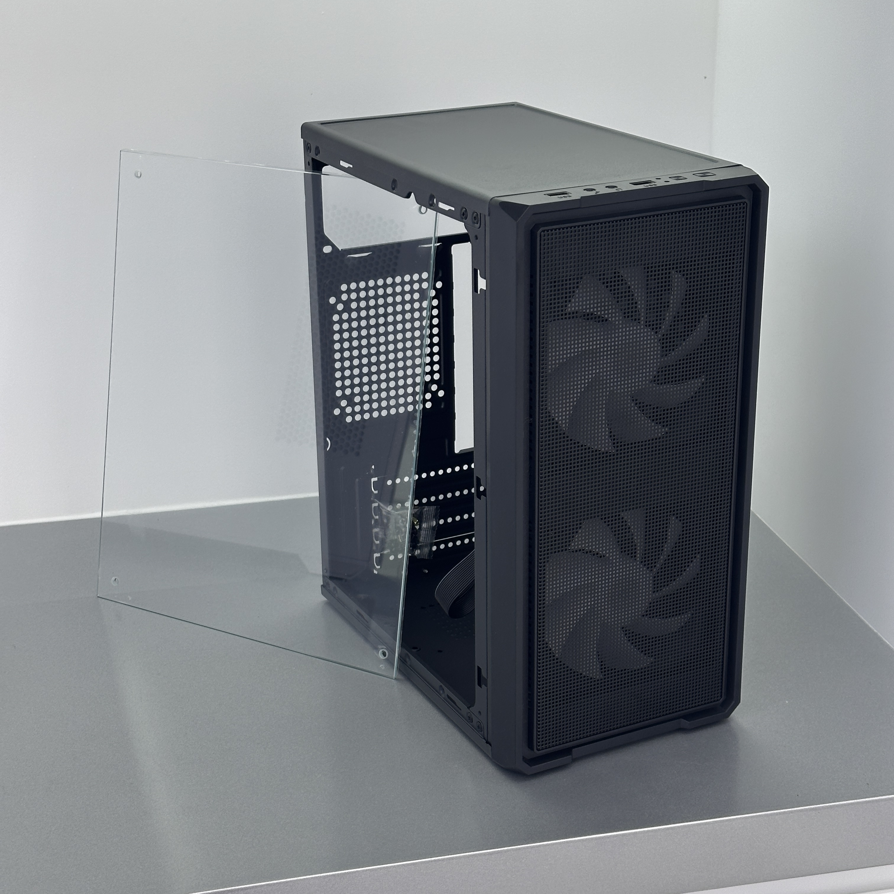 Esgaming CA01G Gaming Pc Case with Tempered Glass Panel Micro Atx Mini ...