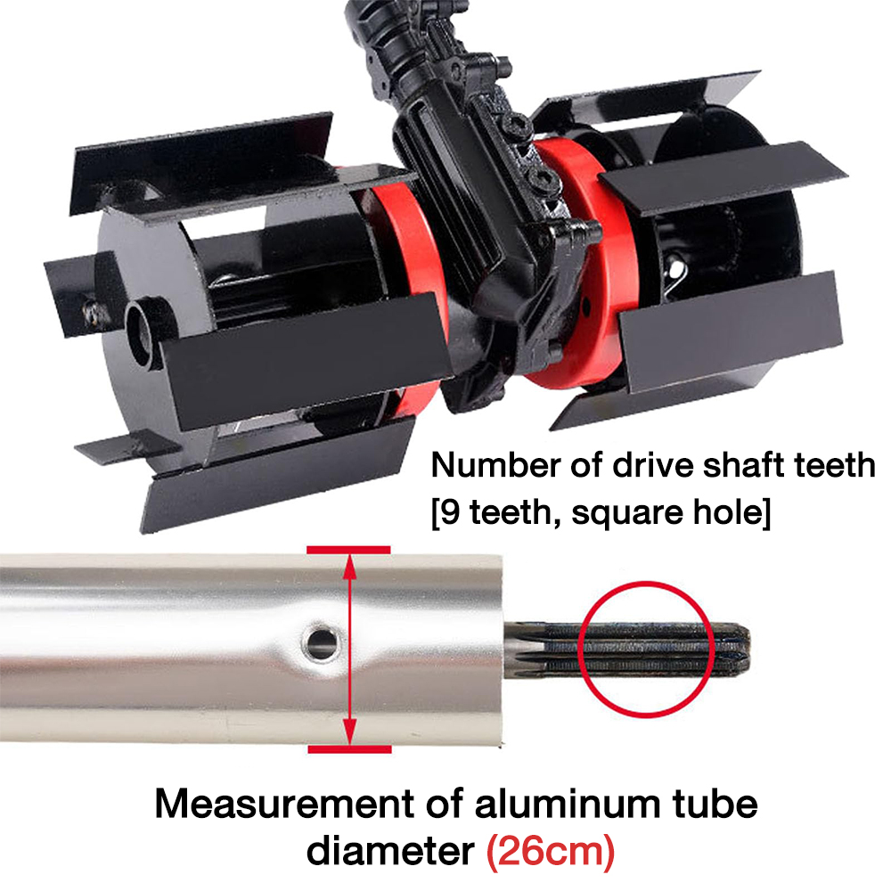 Lawn Mower Weeding Wheel Accessories Brush Cutter Weeder Tillage Ripper ...
