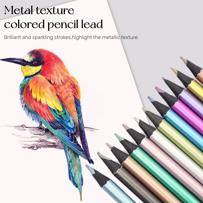 MW 12/24/50/72Colors Metallic Color Pencil Set Colored Pencils for ...