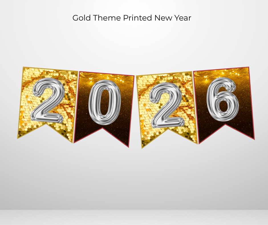 Happy New Year Bunting Banner 2026 Printed Only | Shopee Philippines