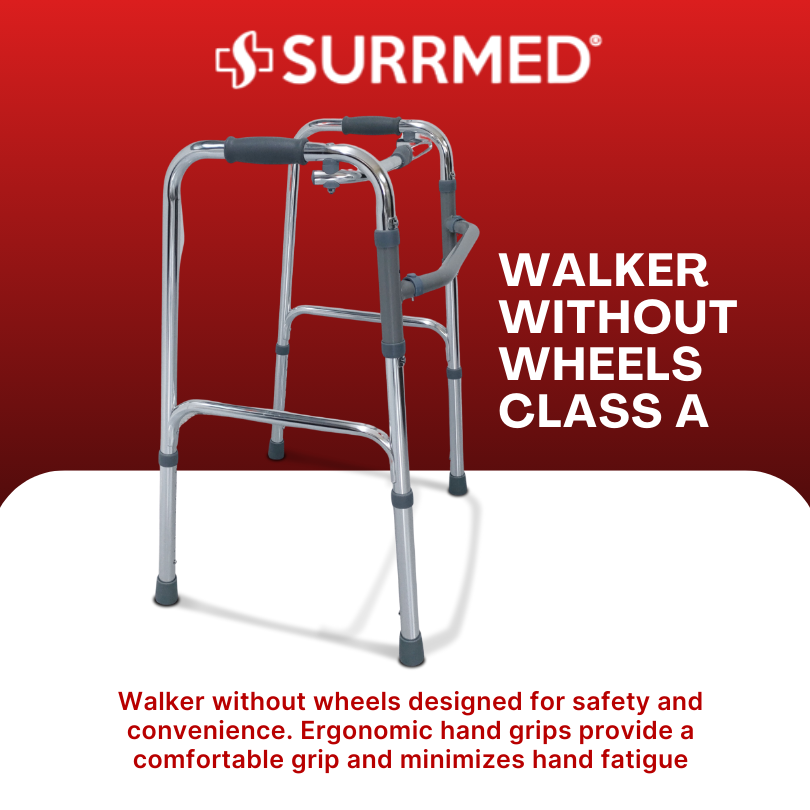 SURRMED Walker Without Wheels | Class A Lightweight Adjustable Mobility ...