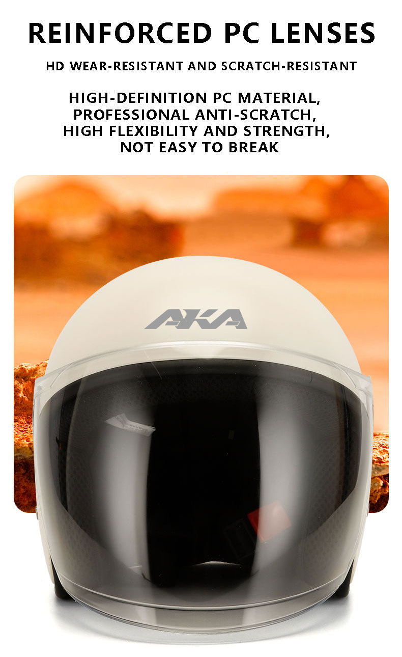 AKA Open Half face Helmet Motorcycle off road | Shopee Philippines