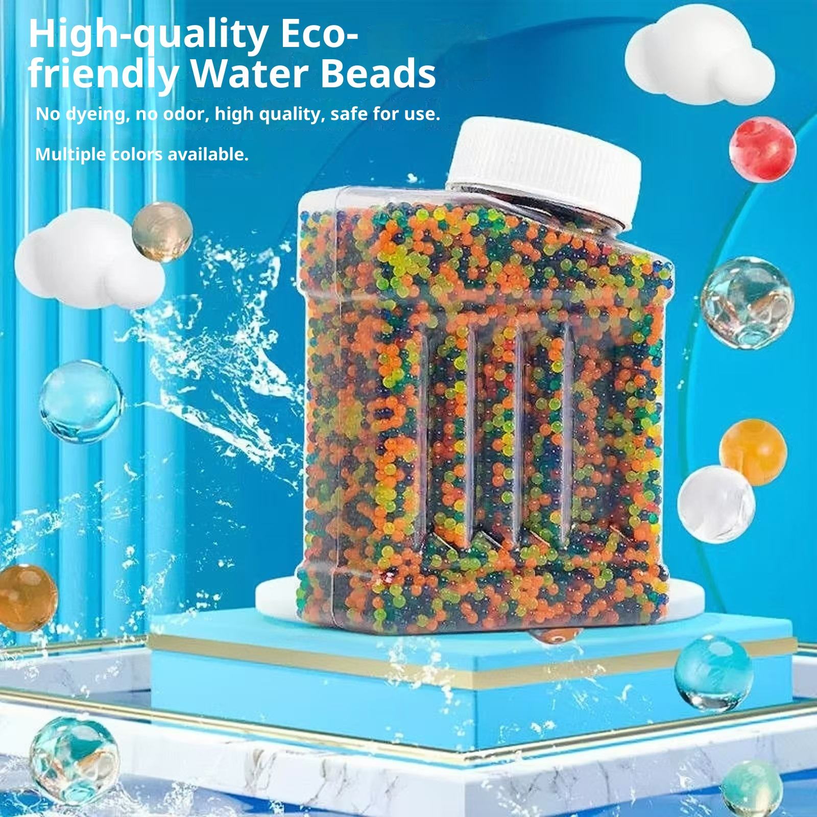 50000pcs Gel Blaster Bullet Geal Beads 7-8mm Water Gun Bullet Diy Gel ...