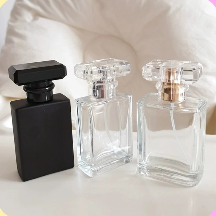 10Pcs 30/50ML Perfume Bottle Gold Silver Empty Bottle Spray Bottle ...