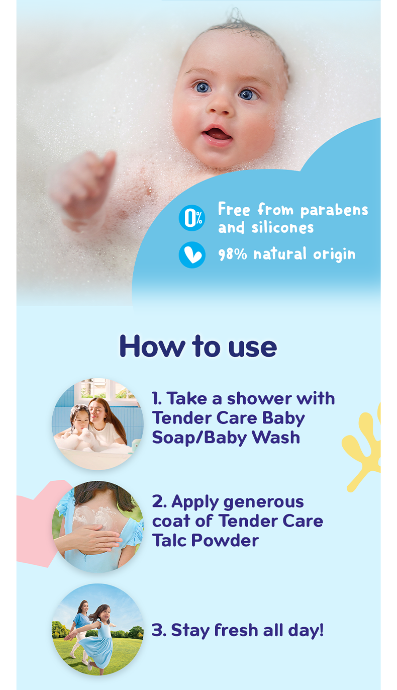 Tender Care Head to Toe Baby Wash & Shampoo - Hypoallergenic ...