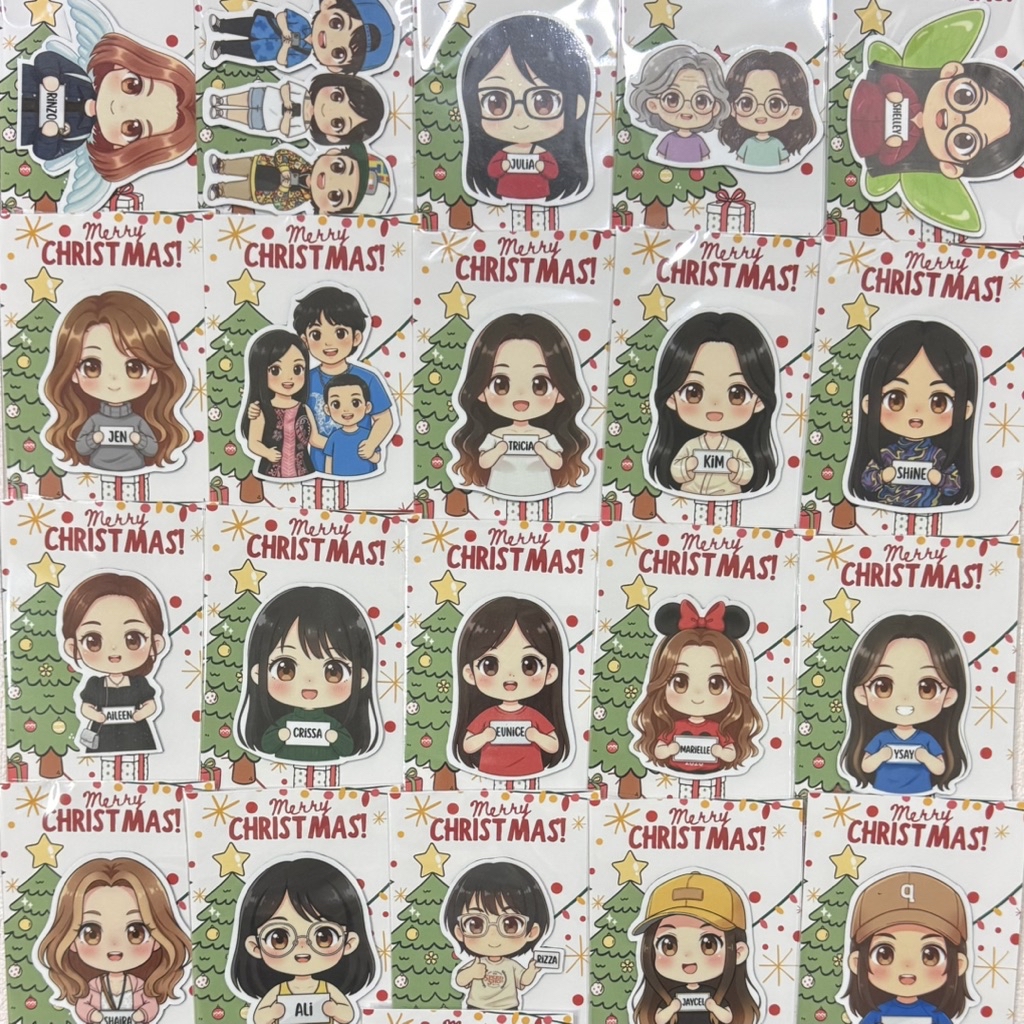 [NEW] Custom Chibi Character Ref Magnet— Custom Birthday or Event ...
