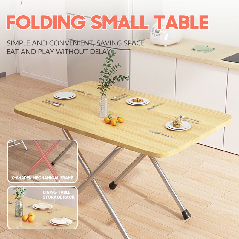 Folding Dining Table Foldable table Computer table Multi-Purpose Simple ...