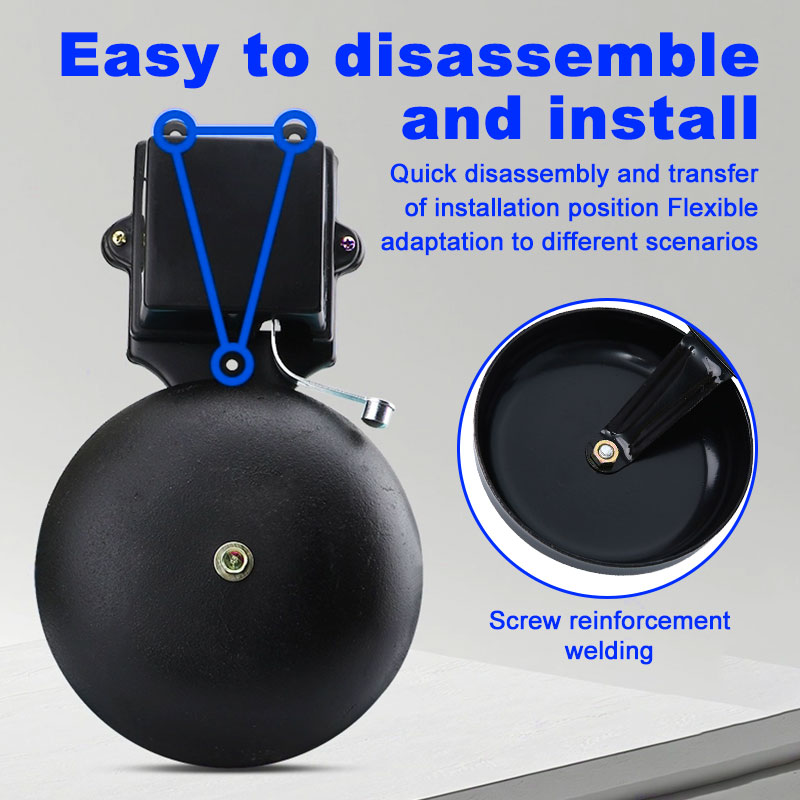 Electric Bell 220V Factory School Ring Time Bell Recess Ring Automatic ...