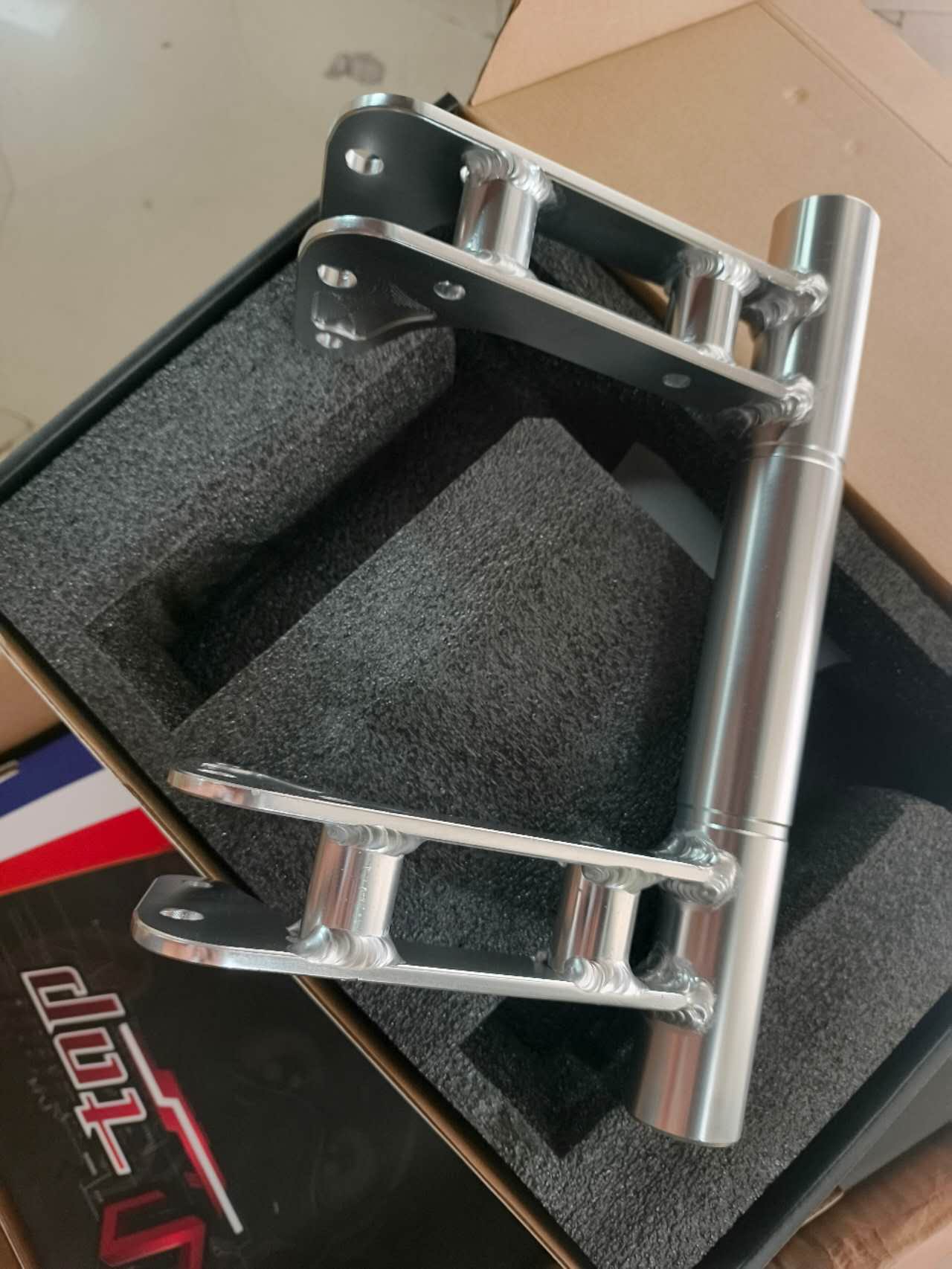 Racing Engine Support +2 for Aerox V2 /NMAX V2 SILVER BLACK | Shopee ...