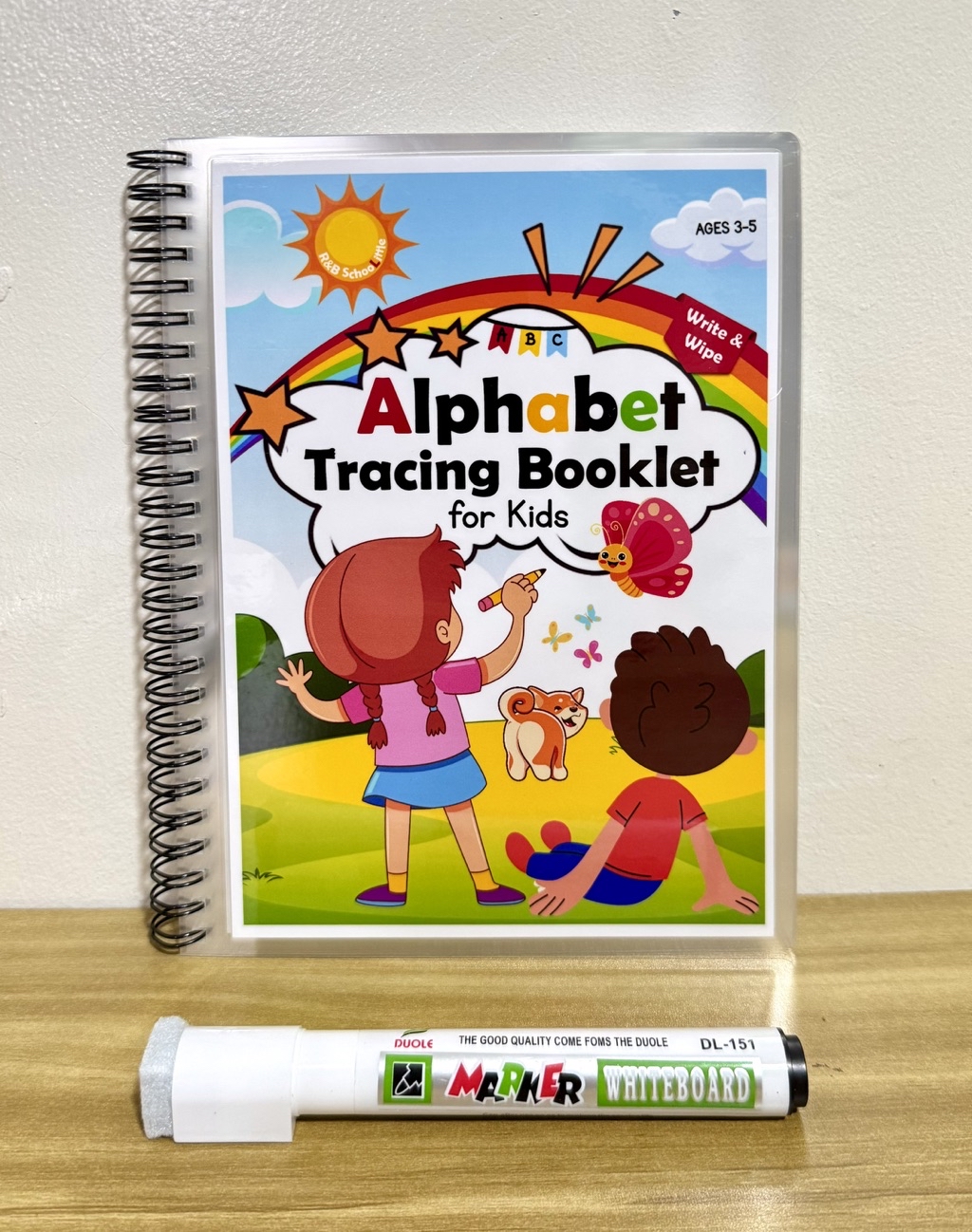 Letter Tracing Booklet for Kids Ages 3 to 5 with FREE marker | 41 ...