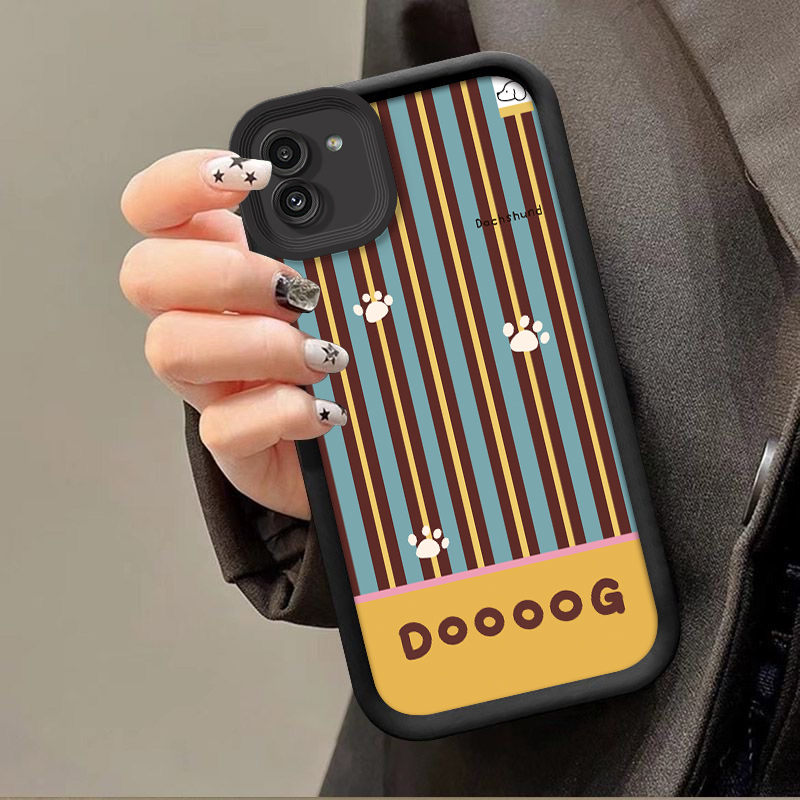 For Samsung Galaxy A03/Samsung A03 4G,Cat paw stripe pattern, Anti drop ...