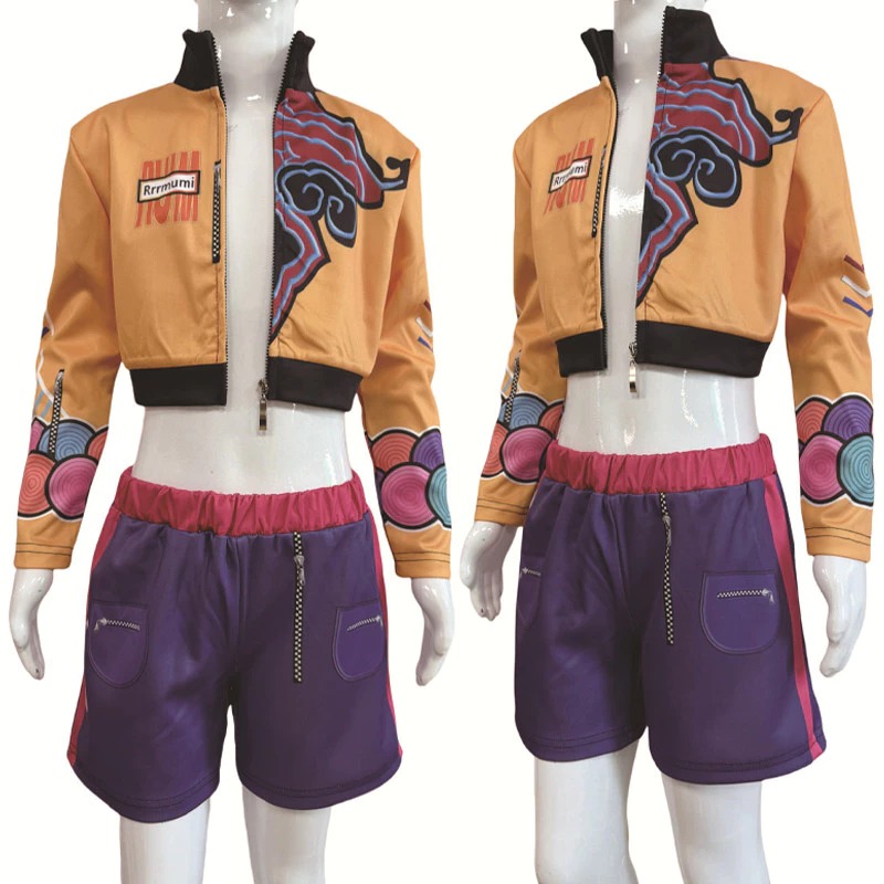 Animated KPOP DEMON HUNTERS Cosplay Costume RUMI ZOEY MIRA Cosplay ...