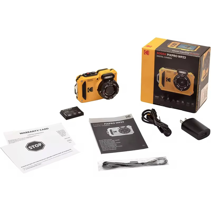 Kodak PIXPRO WPZ2 Rugged Waterproof 16MP Digital Camera with 4x Optical ...