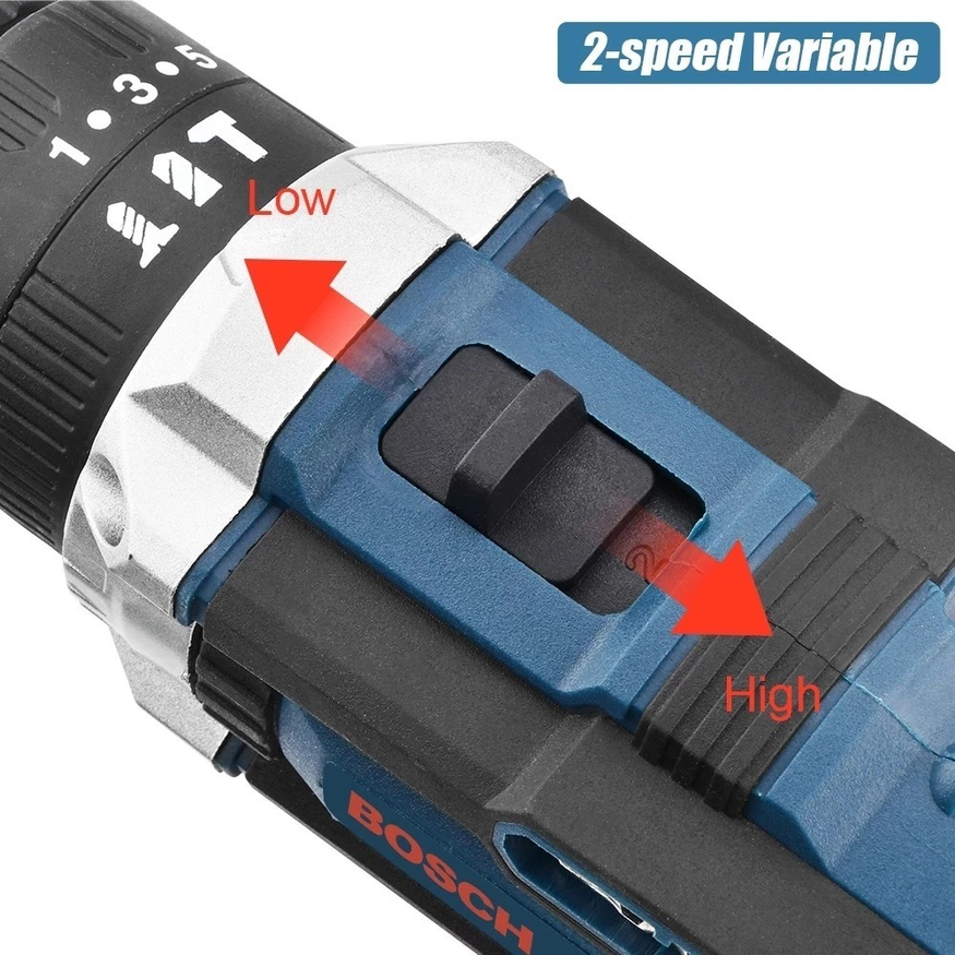 NEW BOSCH 98V Cordless Drill Hand Drill Set Li-on Battery Car Electric ...