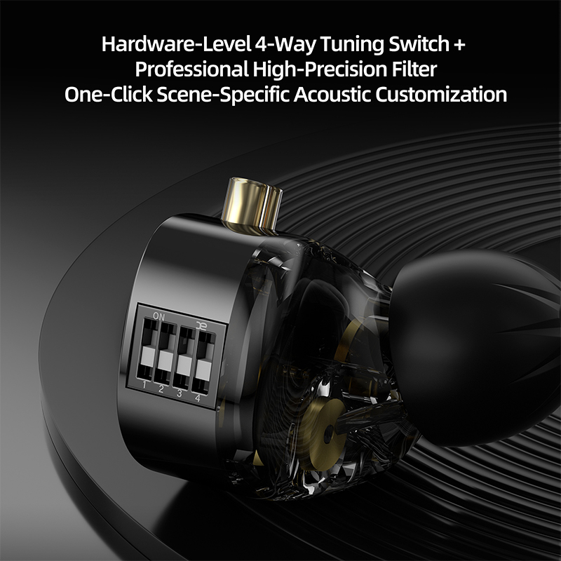 KZ Duonic HiFi Earphones with Super Stroke Three Magnetic Planar Driver ...