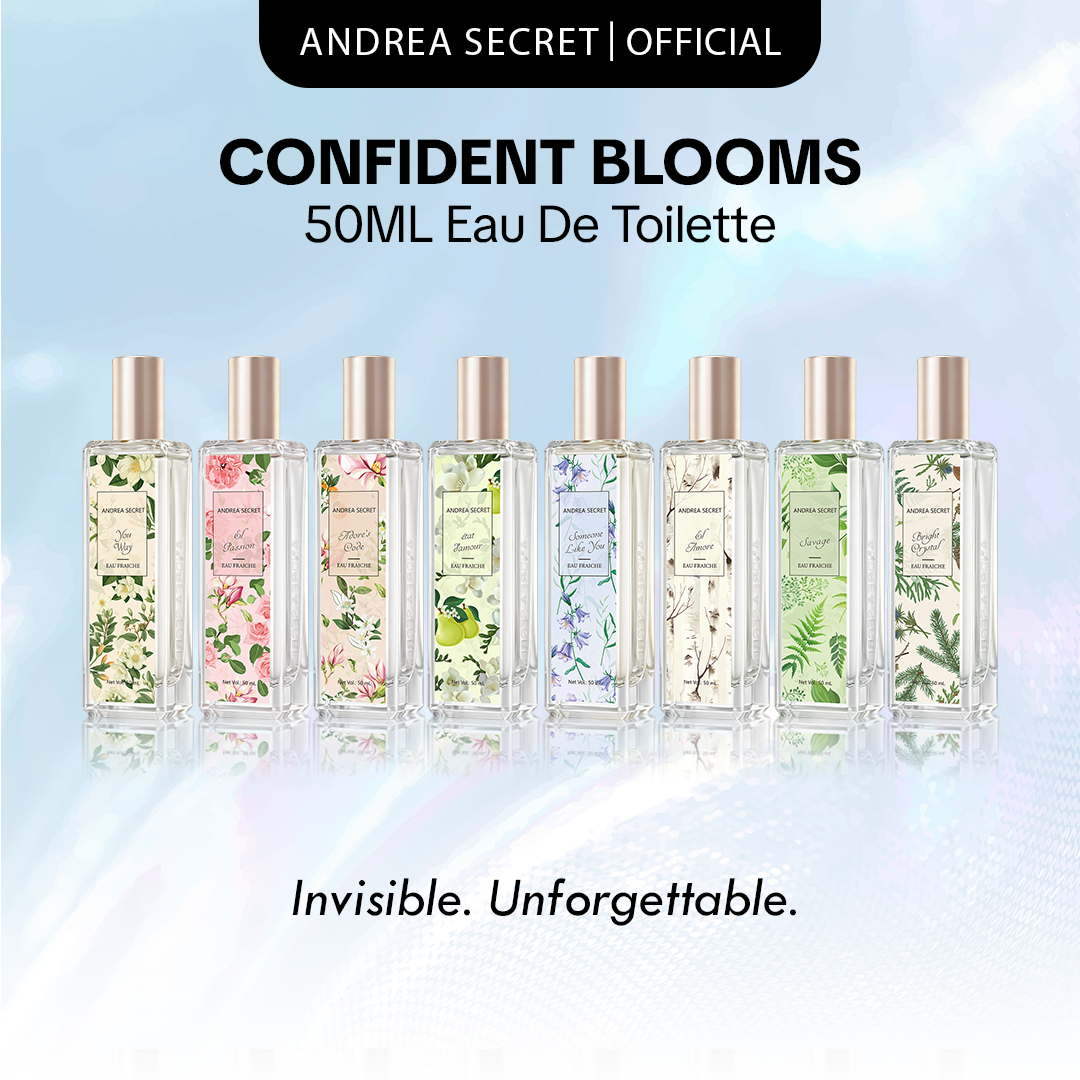 Andrea Secret Confident Blooms 50ML |Unisex | Long Lasting Fragrance ...