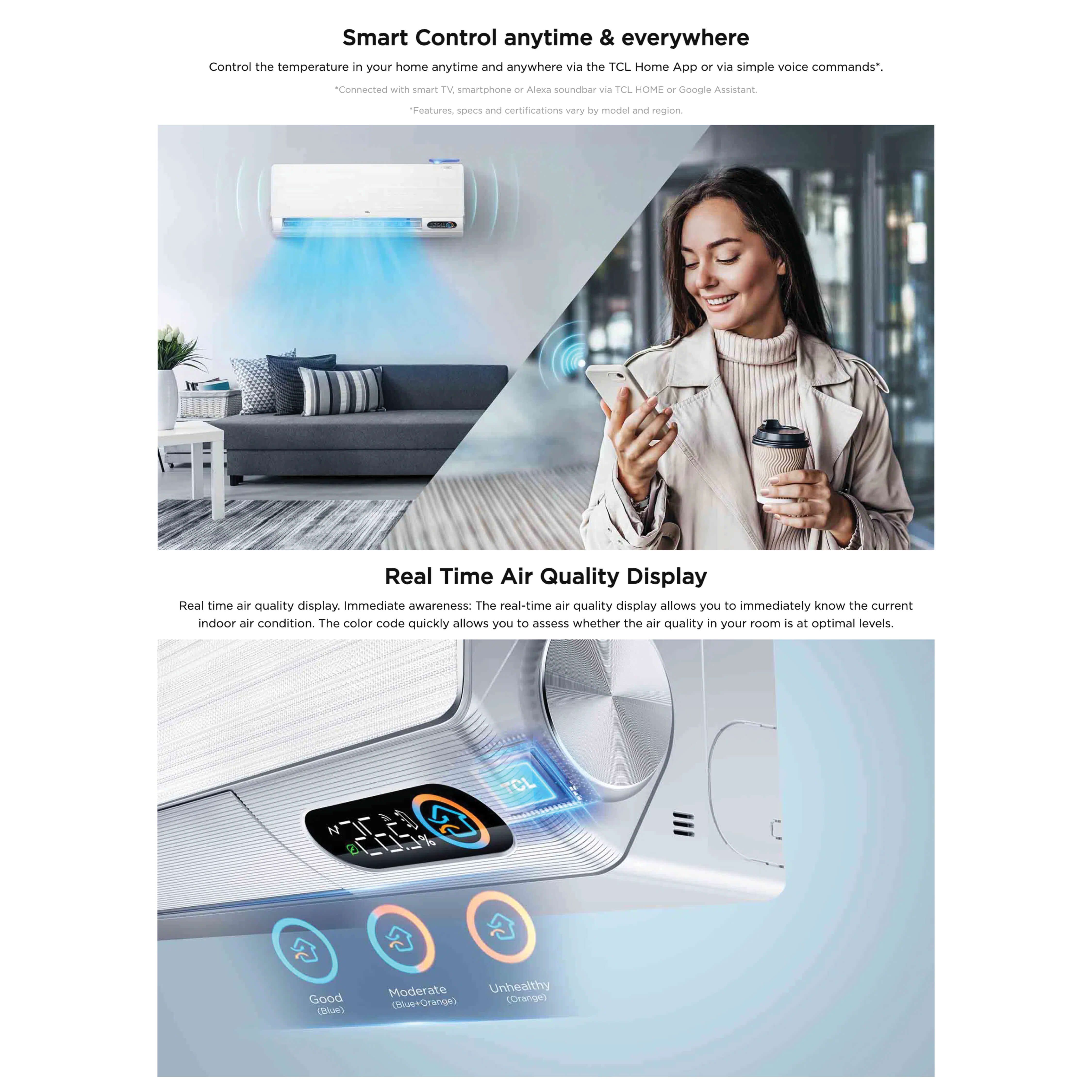 TCL CoolPro | Breathe | Split Type Aircon | AI Full DC Inverter - TAC ...