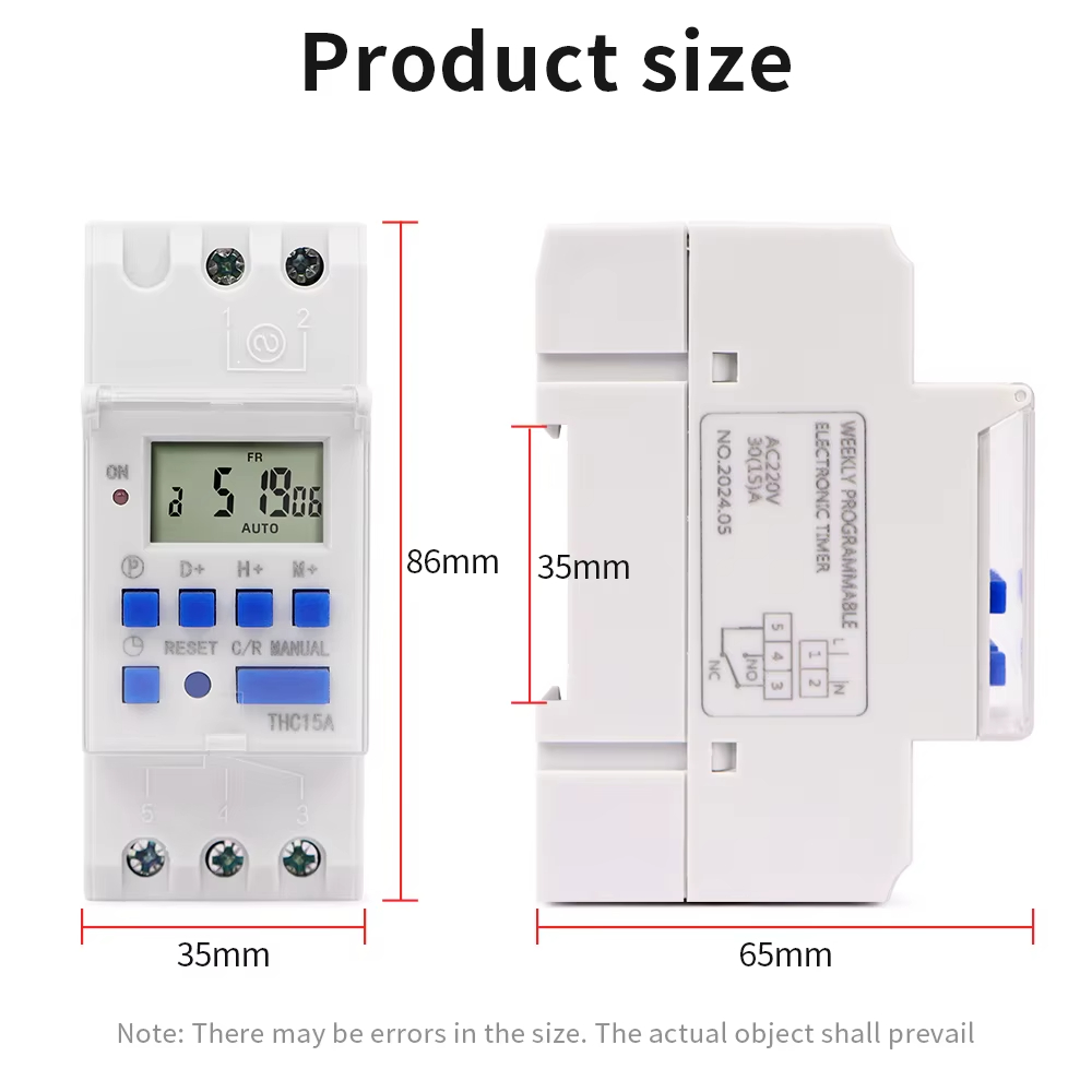 Digital Programmable Timer Digital Timer Switch 15A 30A Programmable ...