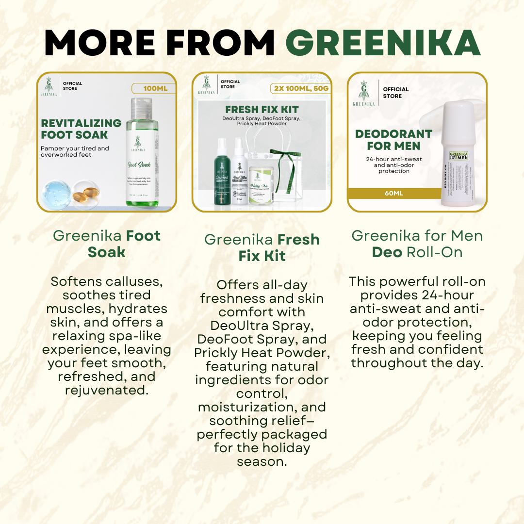 [ DEODORANT FOOT POWDER ] Greenika Cool Foot Cooling Foot Powder ...