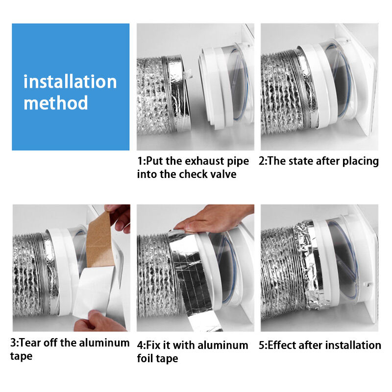 2/5M Ventilation Duct 4/6/8/10/12 inches Air Ventilation Hose Flexible ...