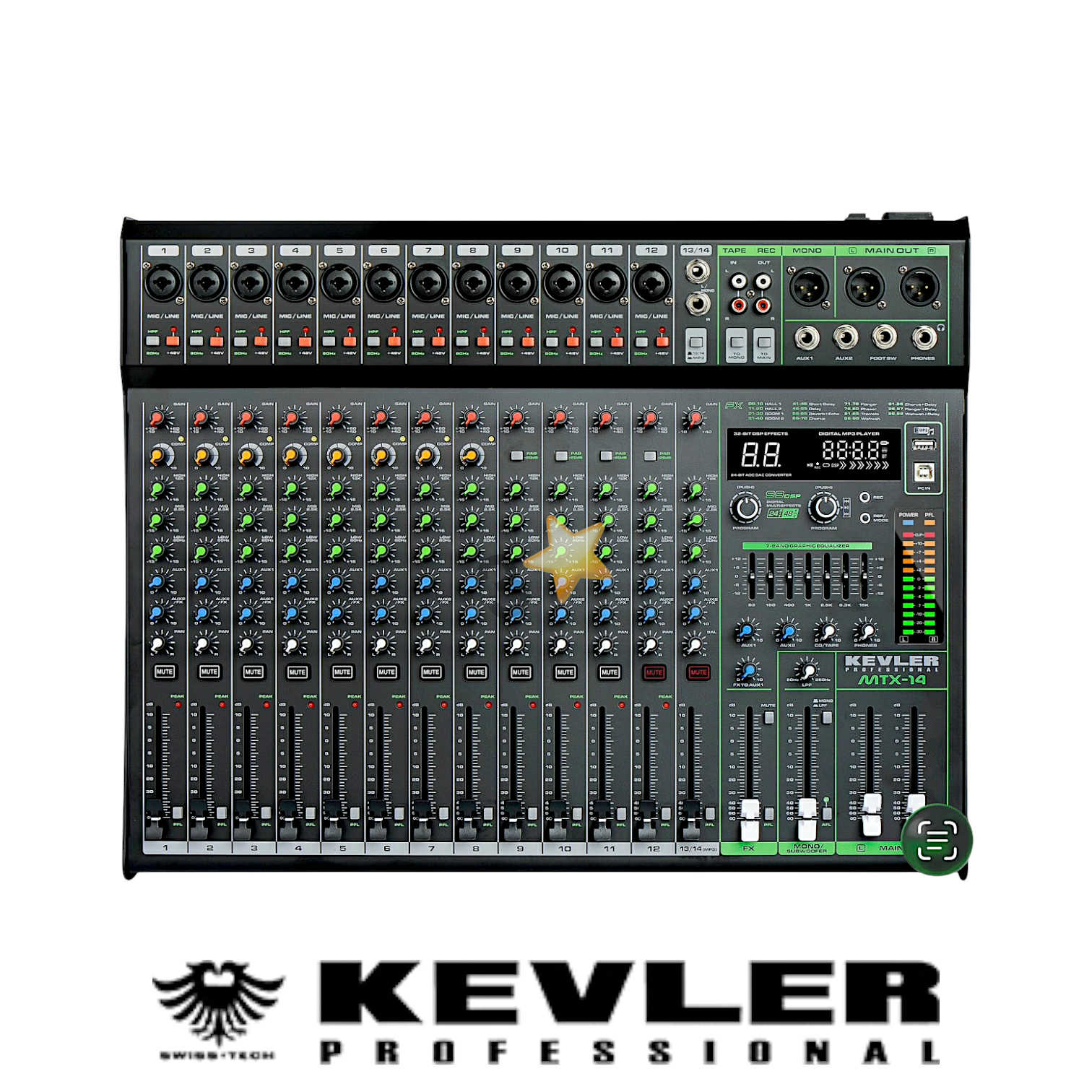 2026 New Kevler MTX Series Audio Mixer Bluetooth USB DSP 6/10/14 ...