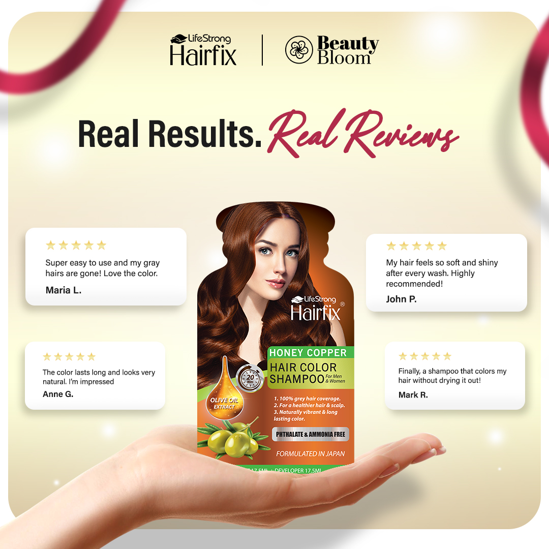 HAIRFIX Hair Color Shampoo 35ml | Shopee Philippines
