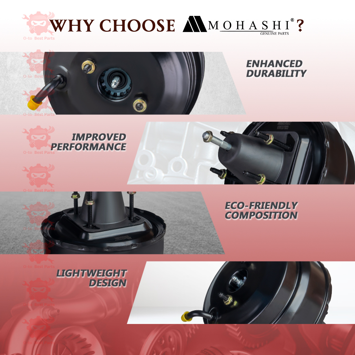 NISSAN TB-40 / PATROL MOHASHI BRAKE BOOSTER HYDROVAC MBN-248 (1PC ...