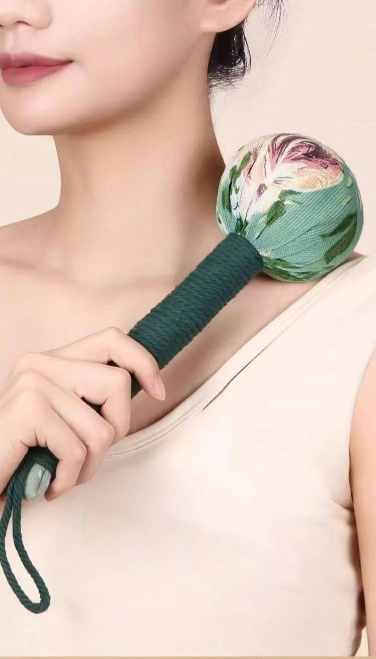 Mugwort massage hammer, meridian tapping hammer, back, shoulder ...