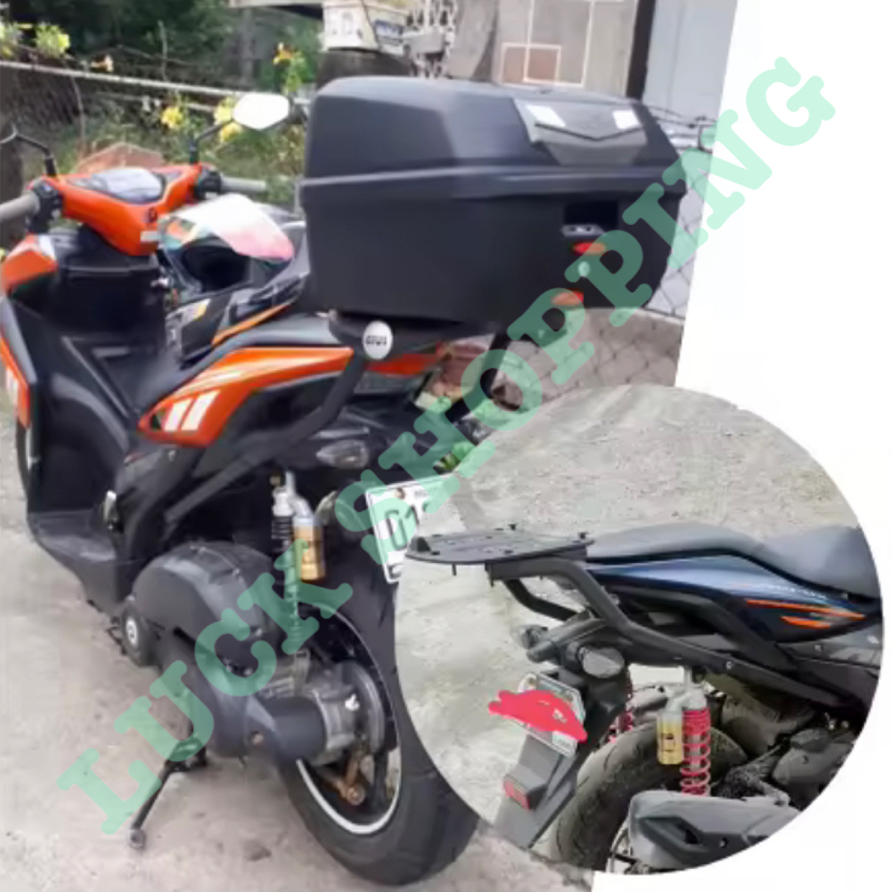 Motorcycle Yamaha Aerox V1 HRV Bracket Heavy Duty Yamaha Aerox V1 Top ...