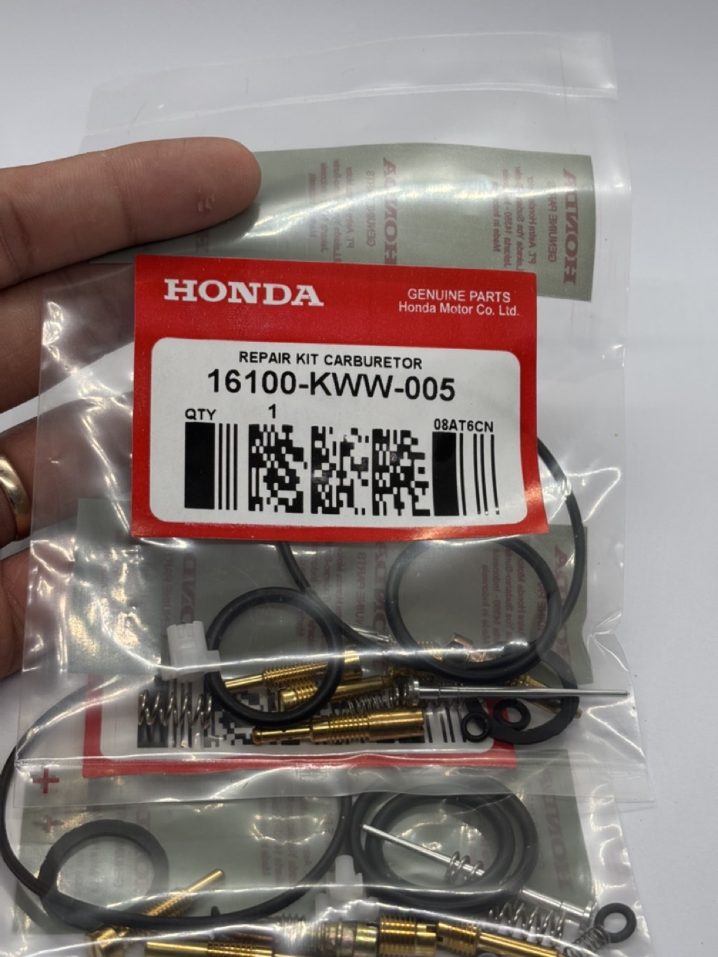 HONDA GENUINE CARBURETOR REPAIR KIT FOR XRM 110 | Shopee Philippines