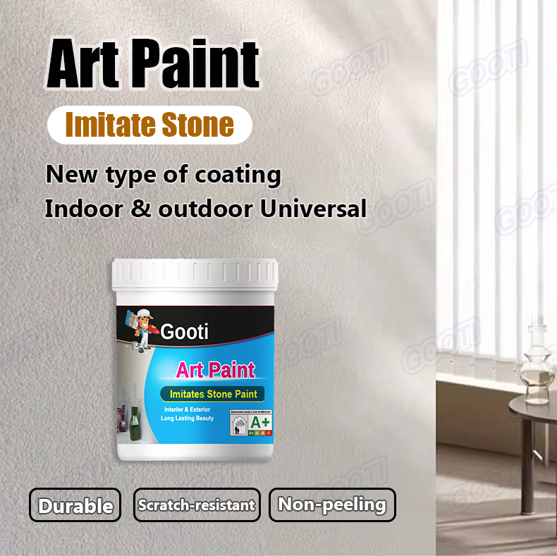 4KG Water-Bound Sand Imitation Stone Paint Resin Real Stone Imitation ...