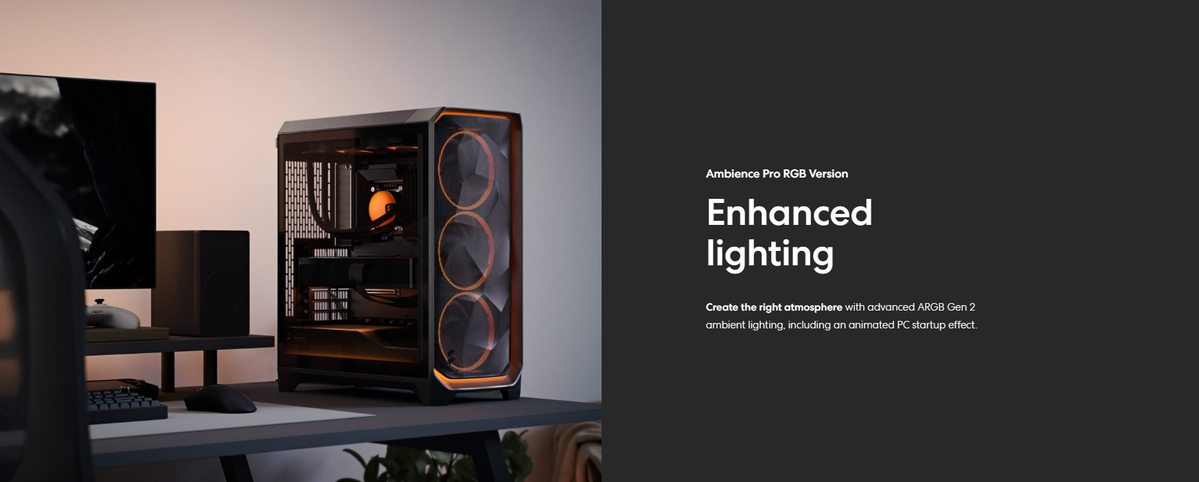 Fractal Meshify 3 Black Solid/ Black TG Light Tint Case | Shopee ...