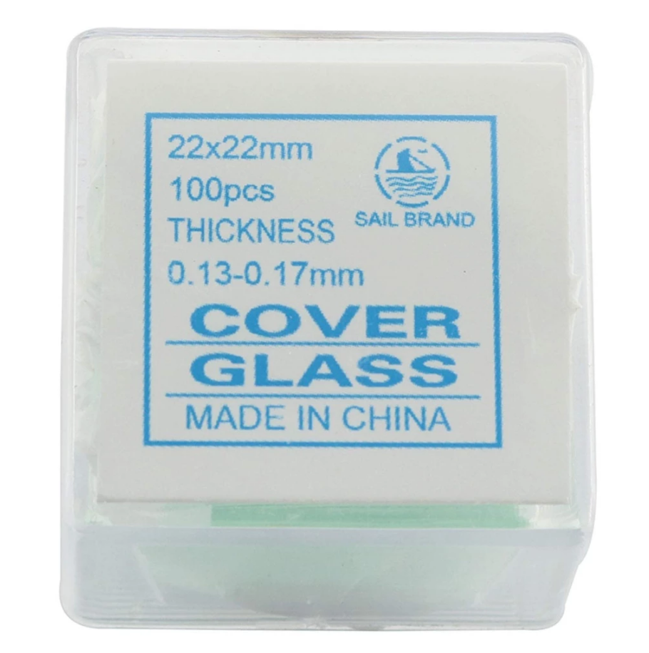BT- HIGH QUALITY COVER SLIDE COVER GLASS/SLIP, FOR MICROSCOPE 100PCS ...