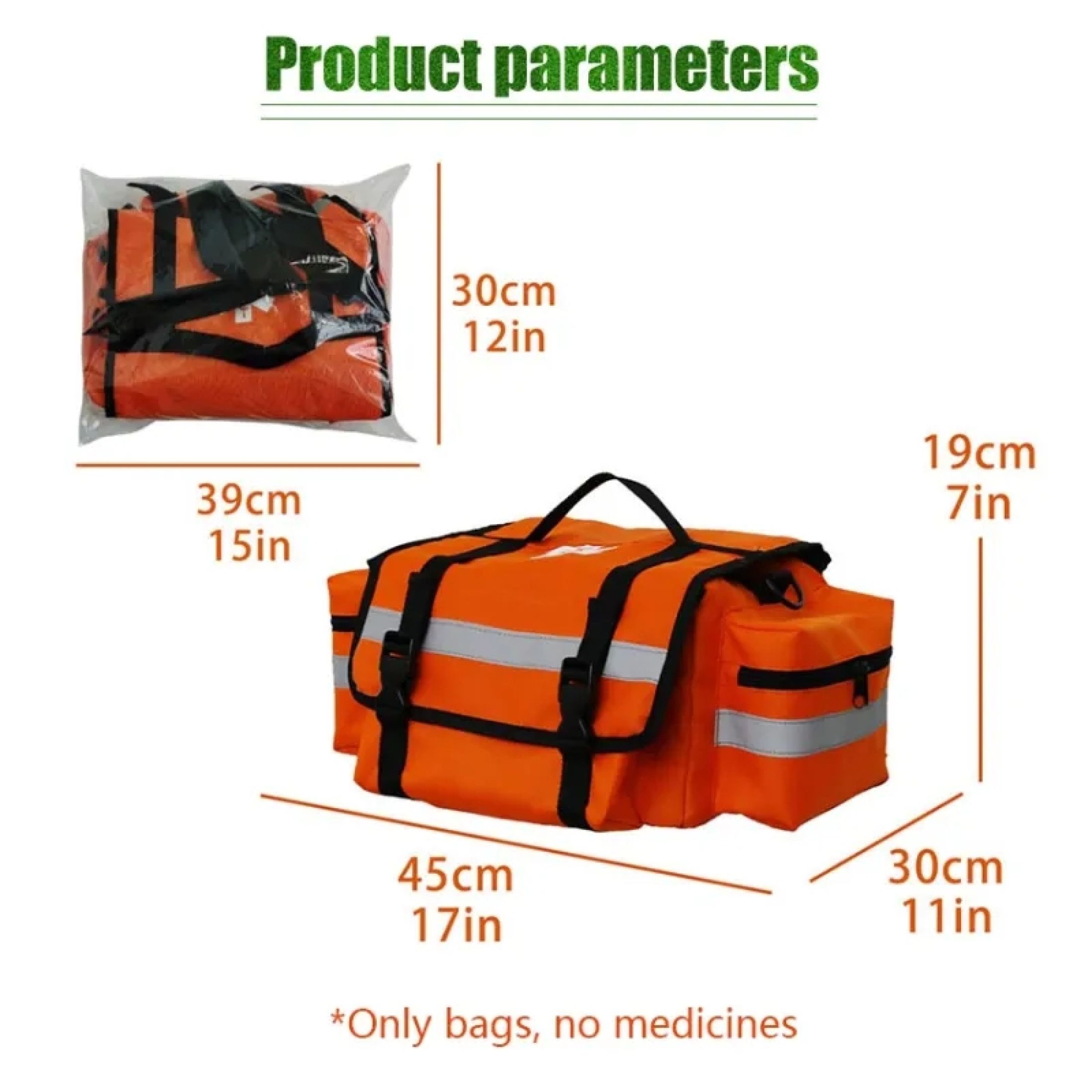 26L Trauma Bag Family Medicals Bag Emergency Package Outdoor First Aid ...