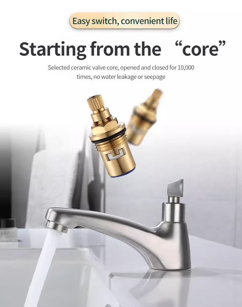 Faucets, sink faucets, bathroom basin faucets, stainless steel basin ...