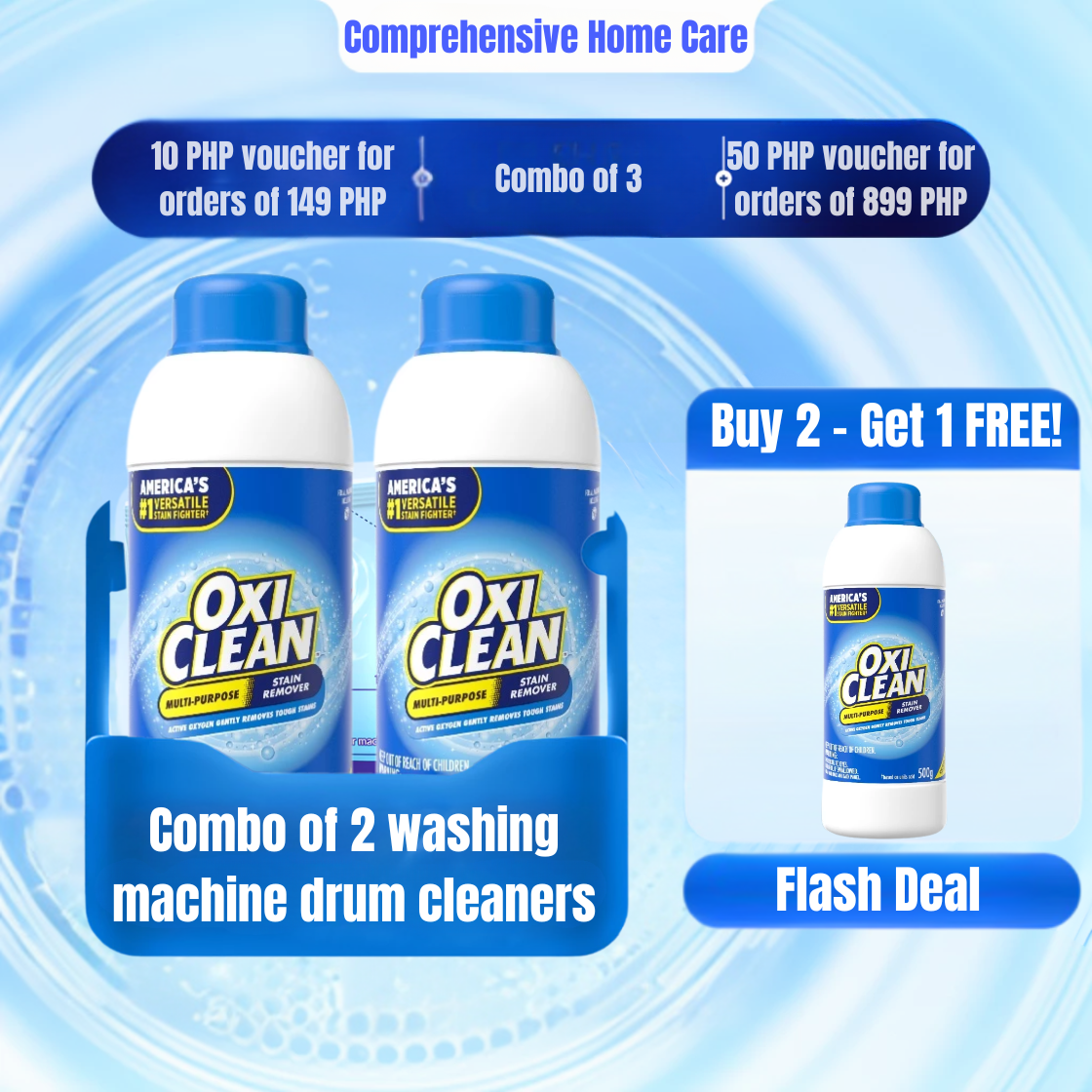 OxiClean Drum Cleaner – Deep Clean, Removes Residue, Deodorizes – BUY 2 ...