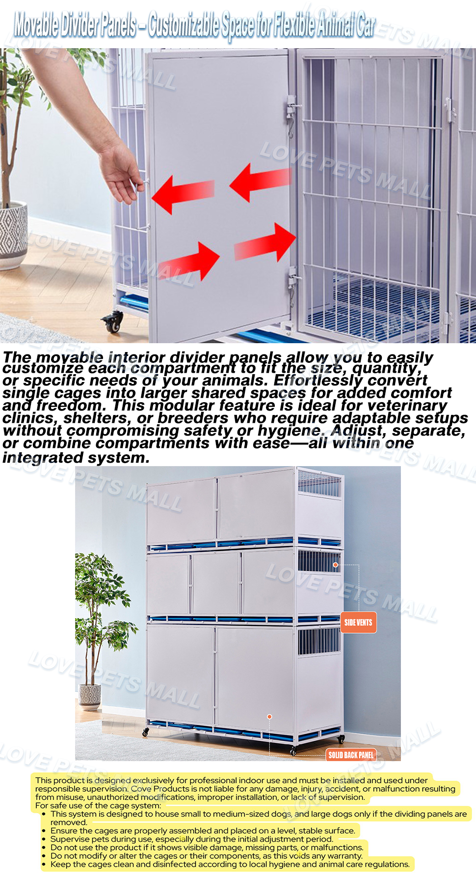 Professional Breeding Cage Triple Layer Galvanized Steel Anti Rust for ...