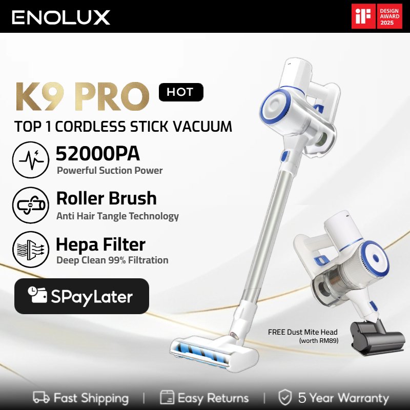 2025 Enolux Vacuum K9 PRO Wireless Cleaner Free Dust Mite Vacuum ...