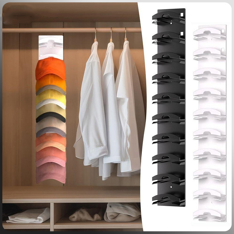 Wall Mounted Cap Storage Organizer Bedroom Living Room Entrance Hat ...