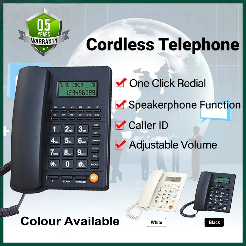 Corded telephone set Digital Landline Phone With Speaker Hotel Office ...