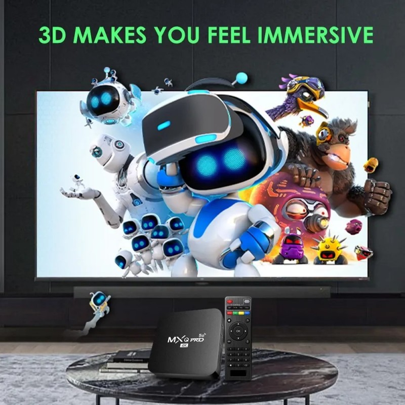 Smart TV Box MXQPRO 4K 5G TV BOXAndroid 12 16+256G Ultra HD Android ...