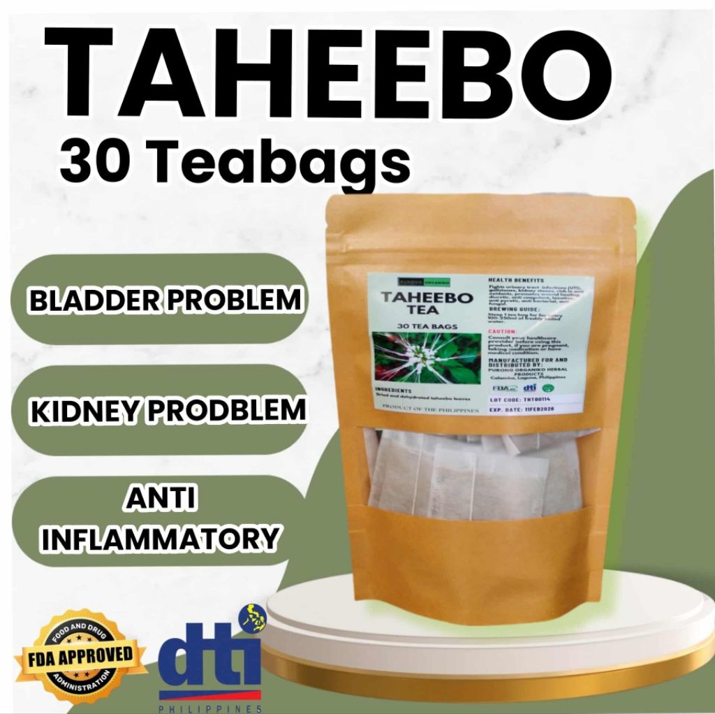 PURE TAHEEBO TEA / ALL NATURALS AND ORGANIC / NO PEESERVATIVES | Shopee ...