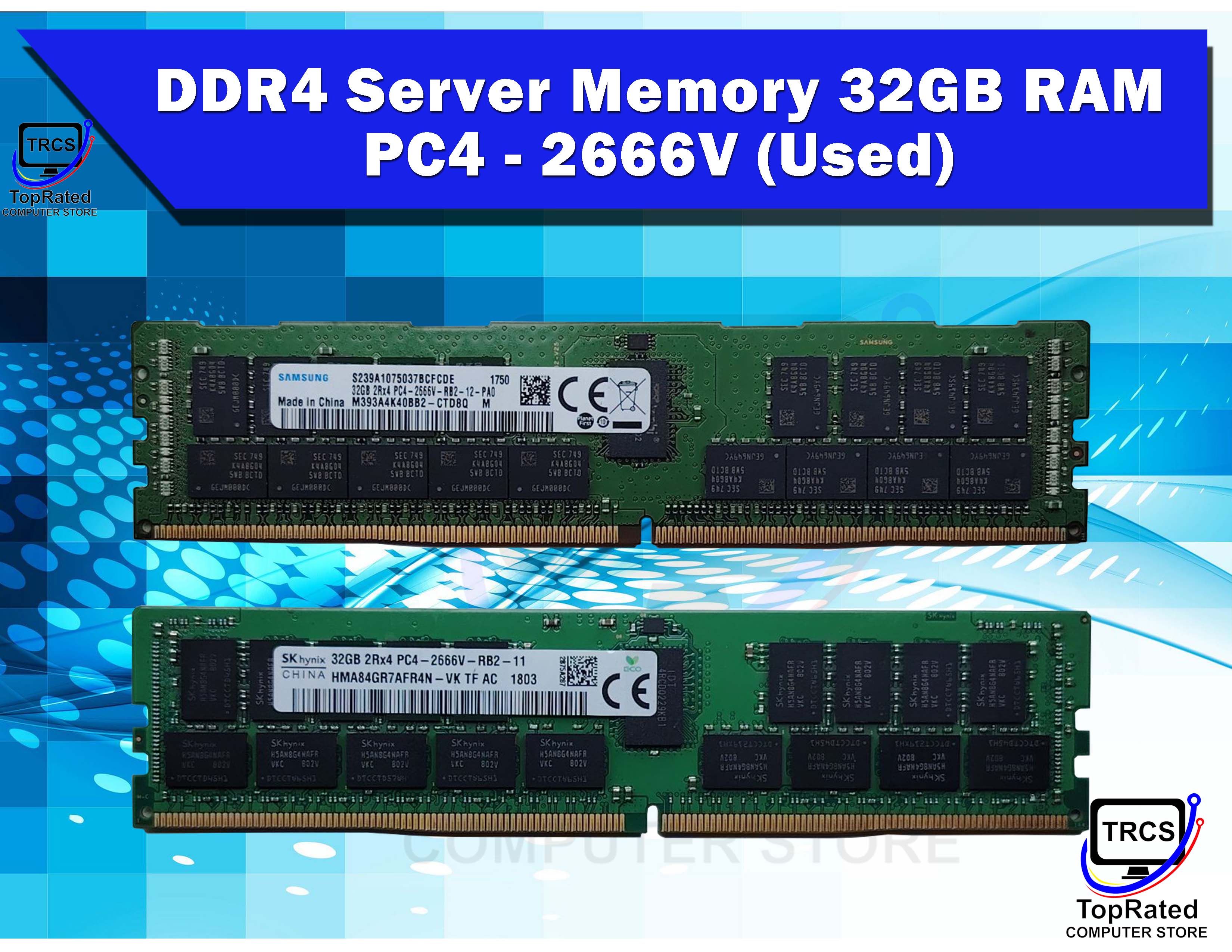 DDR4 Server Memory 32GB RAM PC4-2666V (Used) | Shopee Philippines