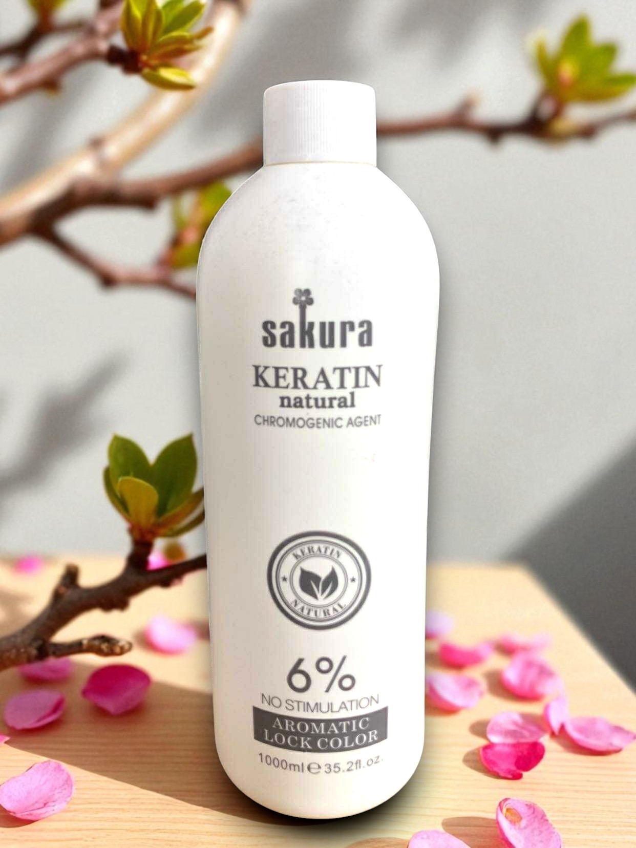 Sakura Oxidizer / Developer Keratin Natural & Chocolate Chromogenic Agent – 1000ml | Shopee ...
