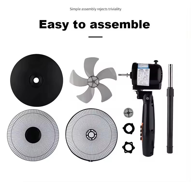 SYCAT-FS40 50W Big Stand Fan Electric Fan Shakeable head Strong Wind ...