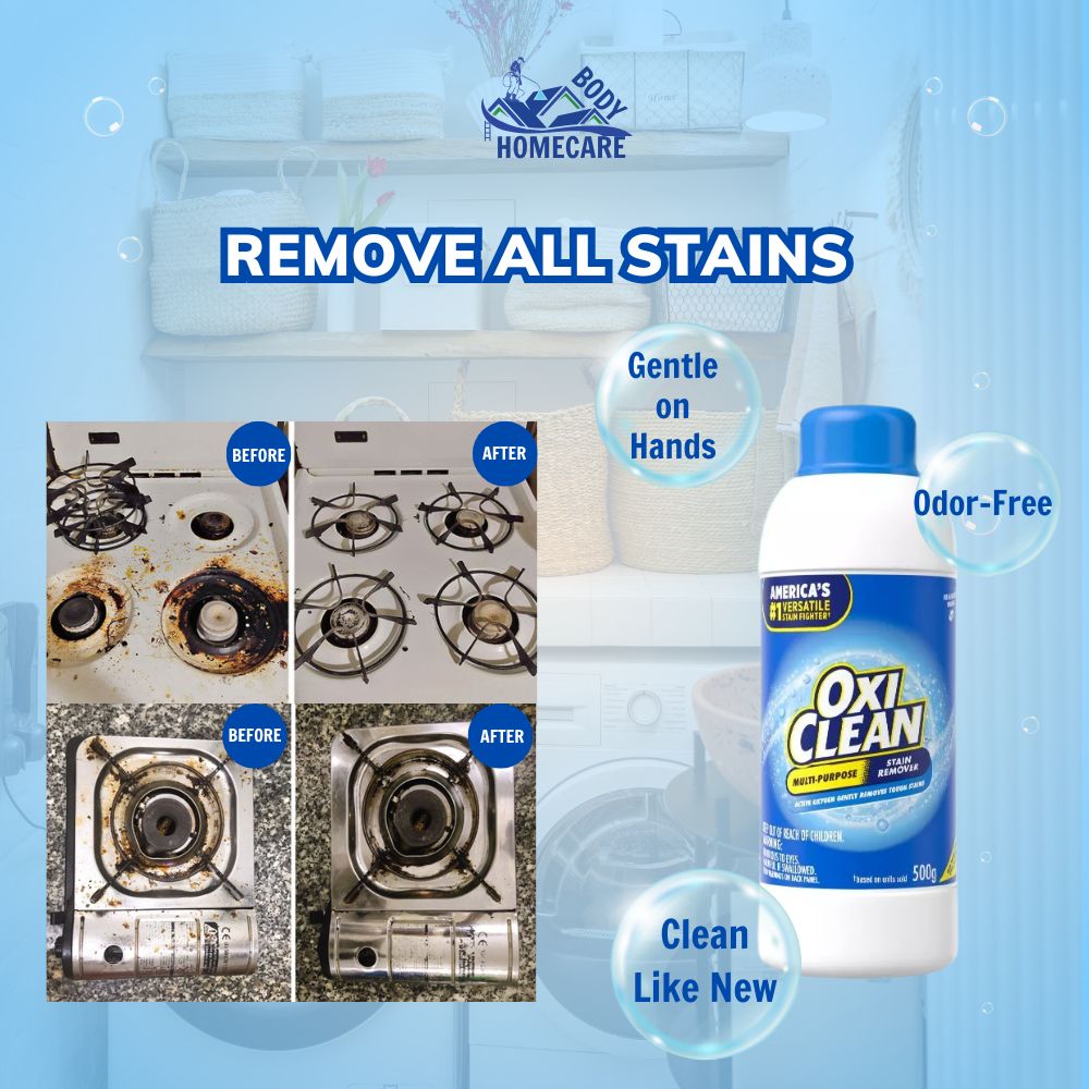 Oxiclean Washing Machine Cleaner Powder 500gr Multi purpose deep cleans ...