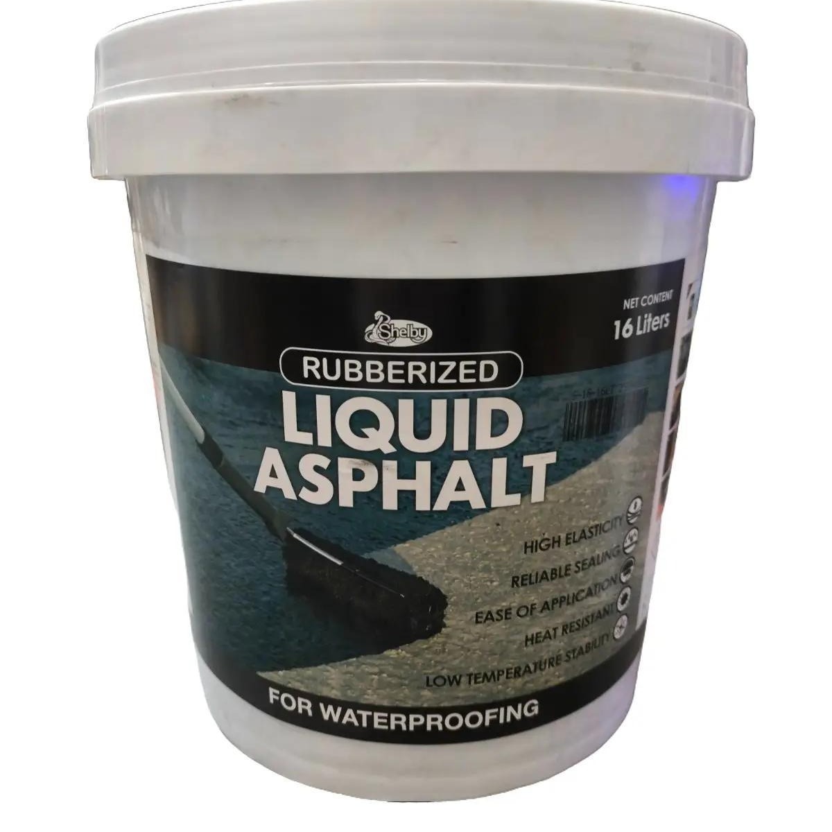 Shelby Rubberized Liquid Asphalt 16 Liters – Waterproofing Sealant for ...