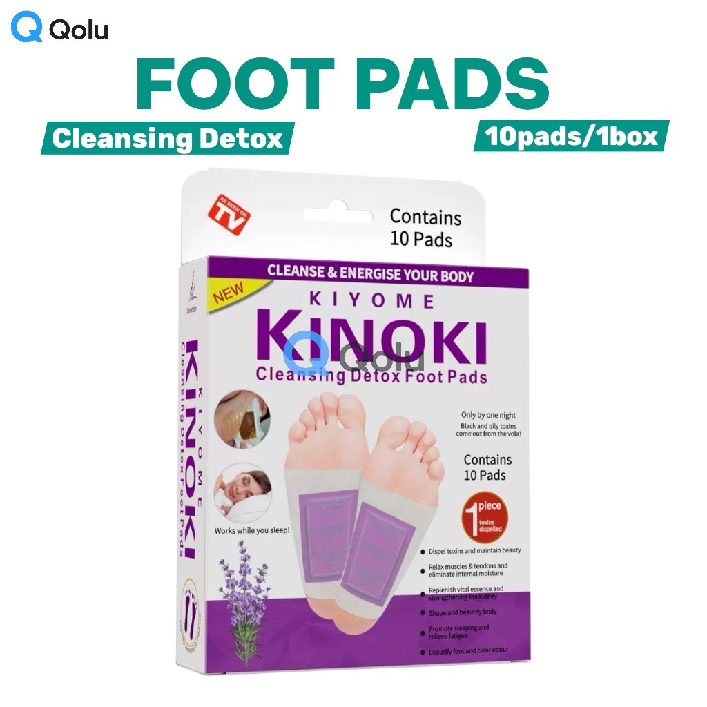 10 Pads Kinoki Foot Patch | Herbal Detox Pads for Relaxing Sleep, Cold ...