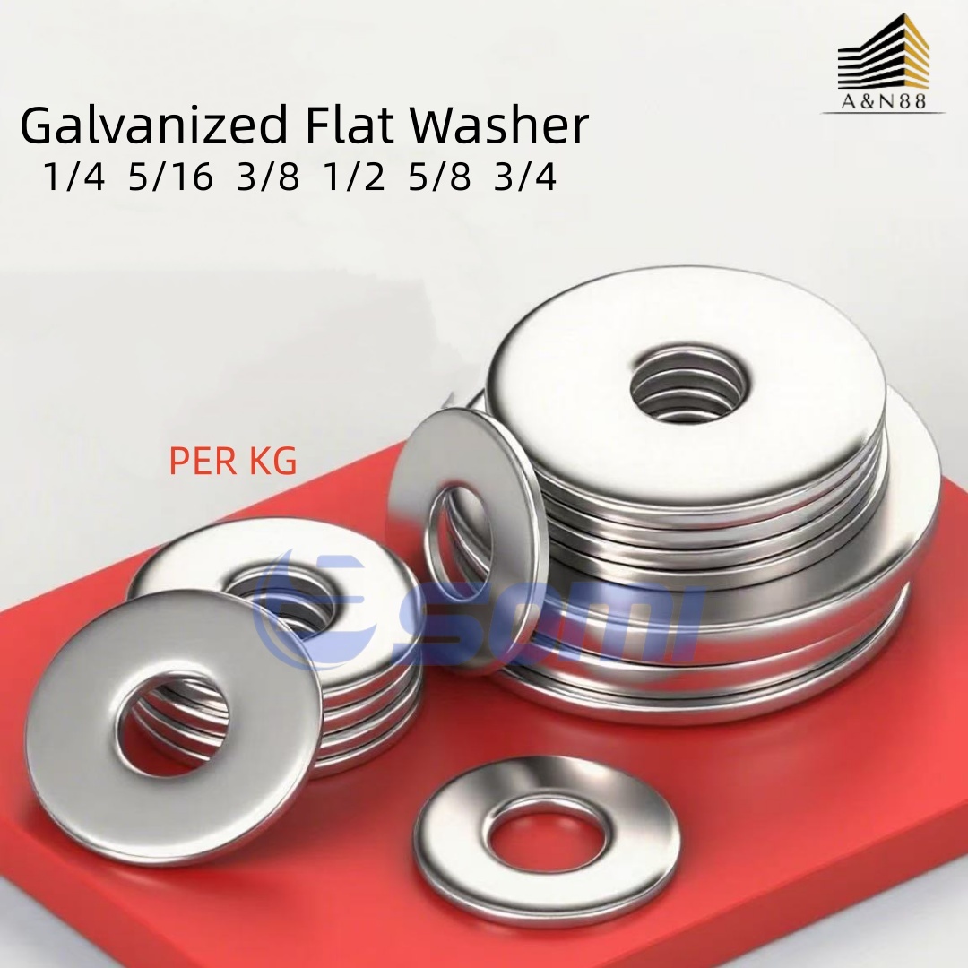 GI Flat Washer Galvanized 1/4'' -3/4'' Price Per Kilo | Shopee Philippines